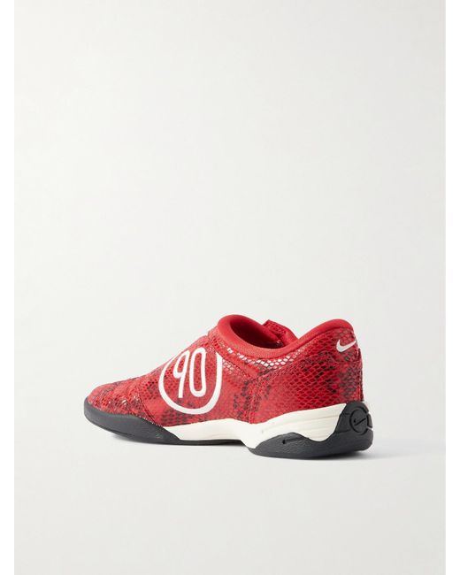 Nike Total 90 Se Embroidered Snake-Effect Leather Sneakers | Lyst