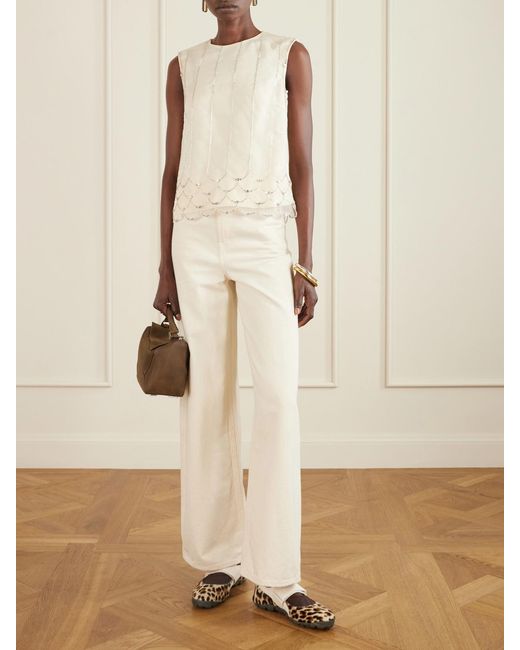 Wales Bonner Jewel Leather-Trimmed Leopard-Print Calf Hair Mary Jane ...