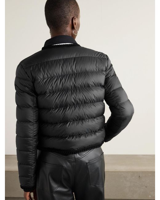 Moncler Gencay Quilted Shell Down Jacket in Black | Lyst