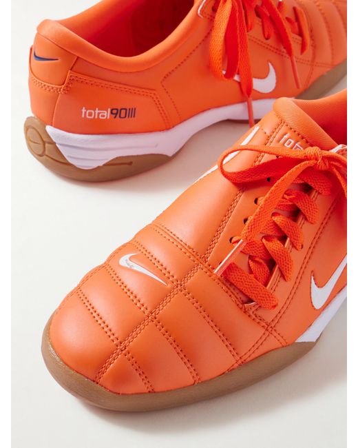 Nike Total 90 Quilted Sneakers in Orange | Lyst