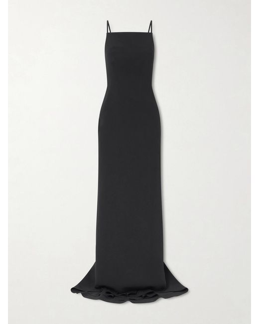 Givenchy Crepe-Cady Gown in Black | Lyst UK