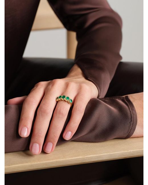Anita Ko 18-Karat Emerald Ring in Green | Lyst UK