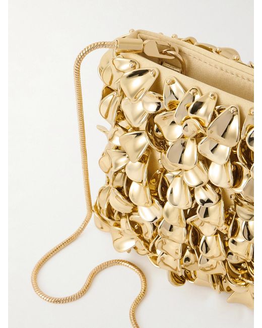 Jonathan Simkhai Reese Beaded Metallic Satin Clutch | Lyst UK