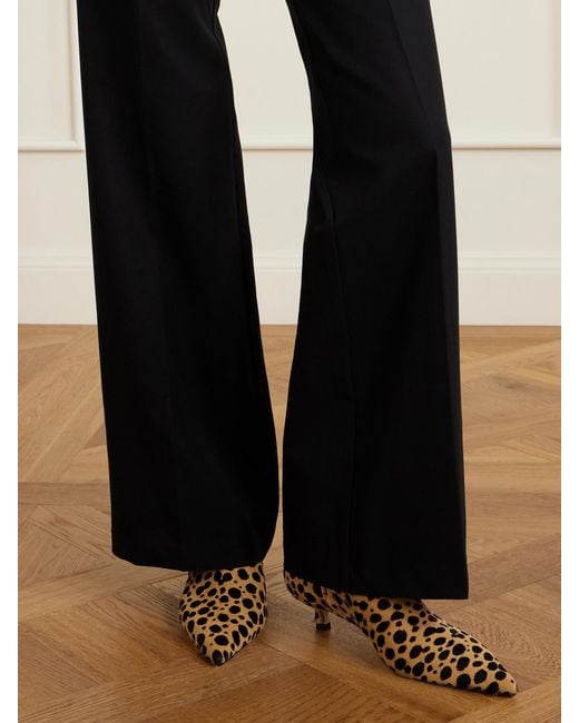 Aeyde Sofie Leopard-Print Calf Hair Pumps in Natural | Lyst UK