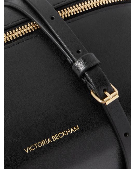 Victoria Beckham Vanity Leather Shoulder Bag in Black | Lyst UK