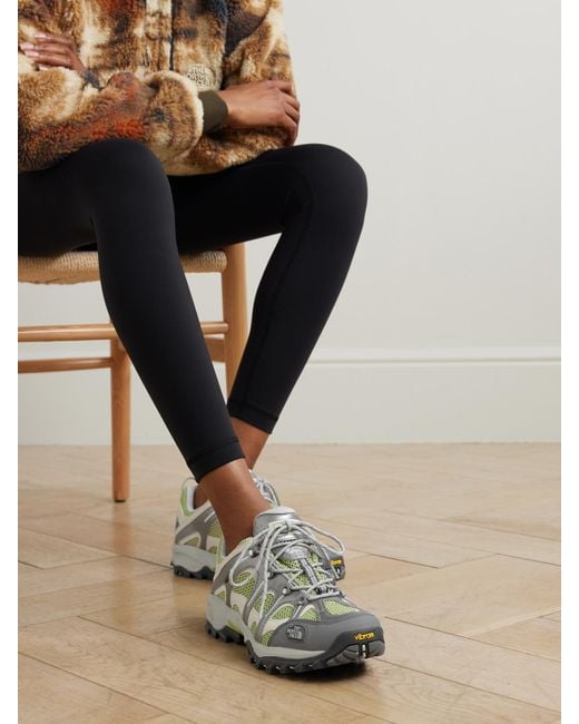 The North Face Hedgehog 06 Metallic Gore-Tex And Mesh Sneakers in White ...