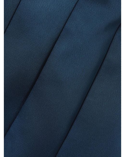 Rebecca Vallance Elivera Paneled Strapless Satin Top in Blue | Lyst UK