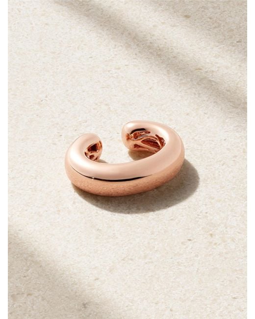 Anita Ko Cosmo 18-Karat Rose Ear Cuff in Natural | Lyst