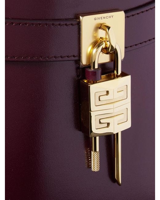 Givenchy Shark Lock Embellished Layered Leather Bucket Bag | Lyst