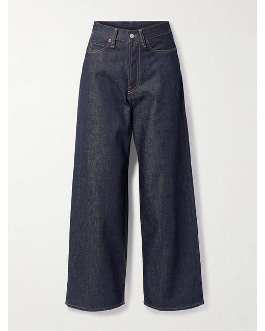Acne Studios 1981 Low-Rise Wide-Leg Jeans in Blue | Lyst