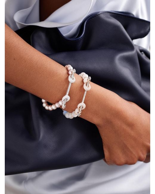 ANANYA Chakra 18-Karat Multi-Stone Bracelet in Natural | Lyst UK