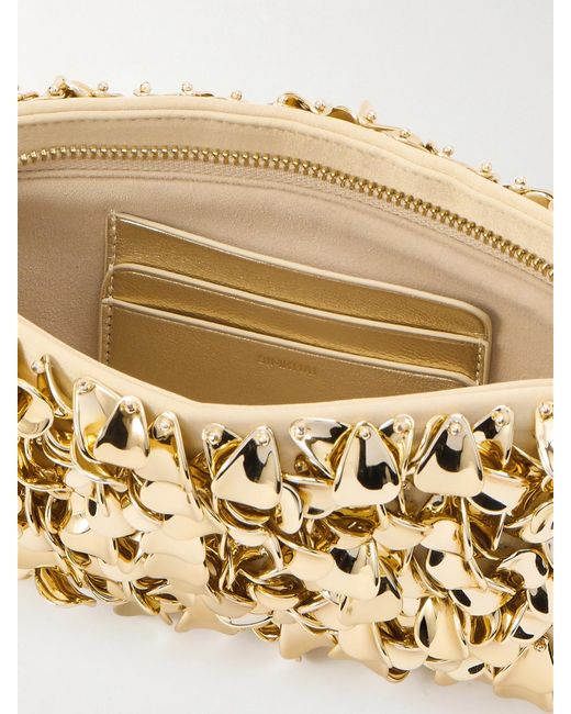 Jonathan Simkhai Reese Beaded Metallic Satin Clutch | Lyst UK