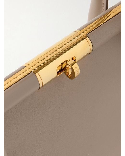 Dolce & Gabbana Marlene Everyday Leather Tote in Natural | Lyst