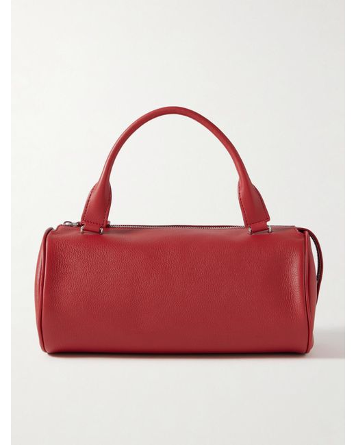 The Row Edith Leather Tote in Red | Lyst