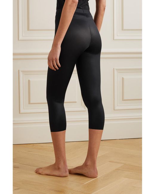 Spanx Shape Invisible Capri Leggings in Black | Lyst
