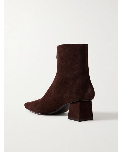 Jonathan Simkhai Ryder Suede Ankle Boots in Brown | Lyst UK