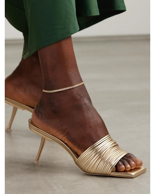 Sydney Evan Marquise Eye 14-Karat Diamond Anklet in Natural | Lyst UK