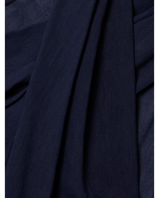 A.L.C. Murphy Ii Belted Pleated Linen-Blend Twill Halterneck Jumpsuit ...