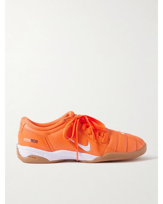 Nike Total 90 Quilted Sneakers in Orange | Lyst