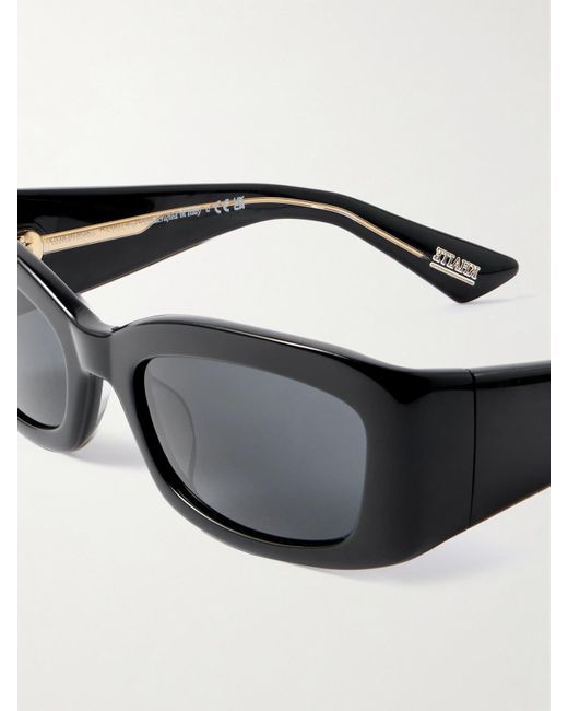 Oliver Peoples Khaite 1989C Rectangular-Frame Acetate Sunglasses in ...