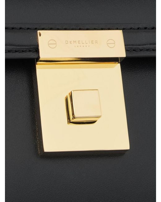 DeMellier London The Paris Leather Shoulder Bag in Black | Lyst