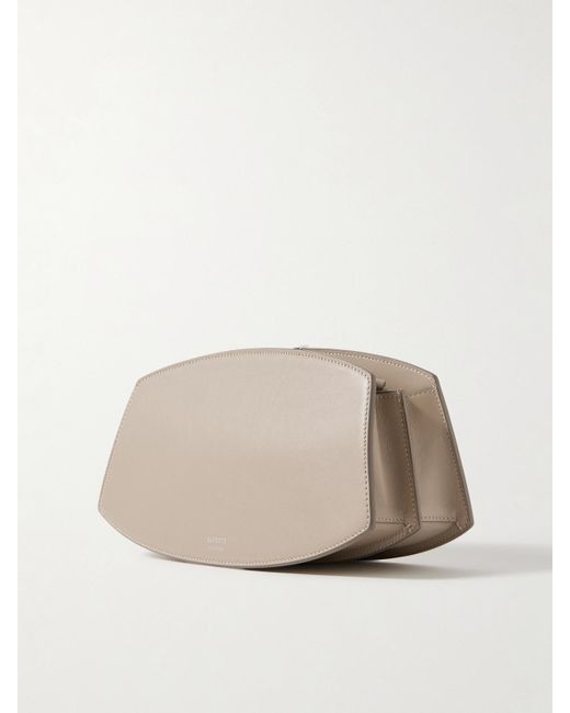 SAVETTE Florence Leather Shoulder Bag in Natural | Lyst