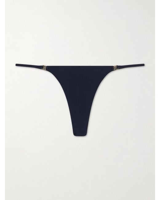 Kiki de Montparnasse Coeur Bikini Briefs in Blue | Lyst UK