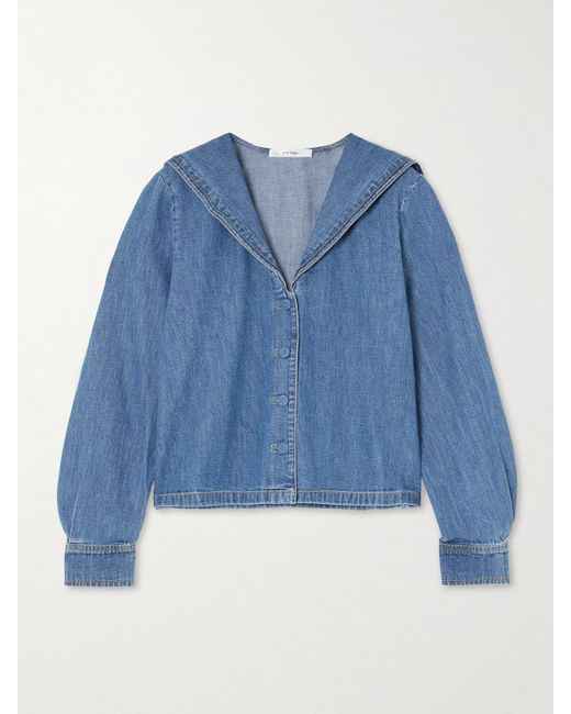 FRAME Fleet Denim Shirt in Blue | Lyst