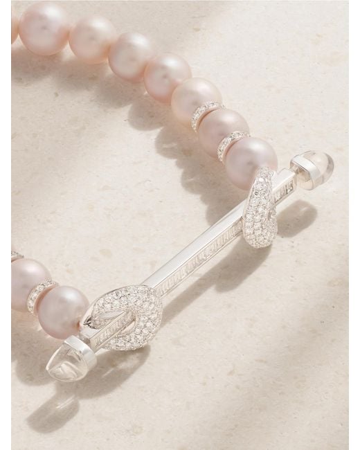 ANANYA Chakra 18-Karat Multi-Stone Bracelet in Natural | Lyst UK