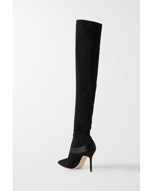 Manolo Blahnik Suede Boots
