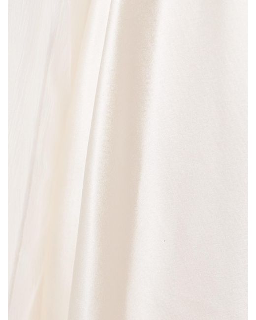 Danielle Frankel Mari Convertible Cape-Effect Silk And Wool-Blend Satin ...