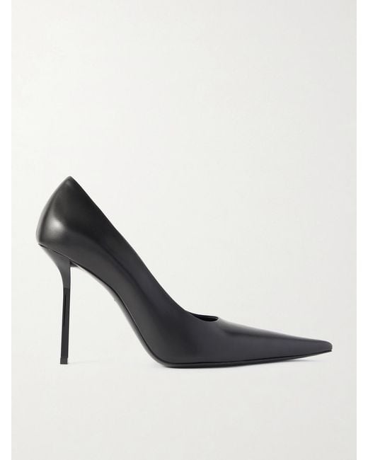 Victoria Beckham Victoria Leather Pumps in Black | Lyst UK