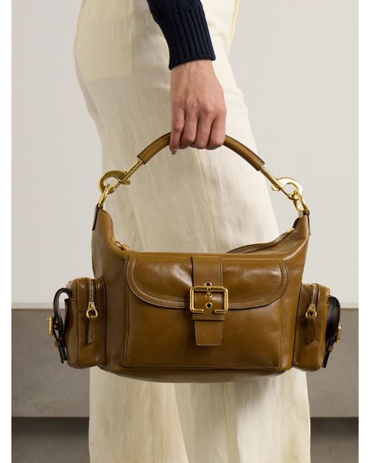Chloé Camera Leather Shoulder Bag in Brown | Lyst