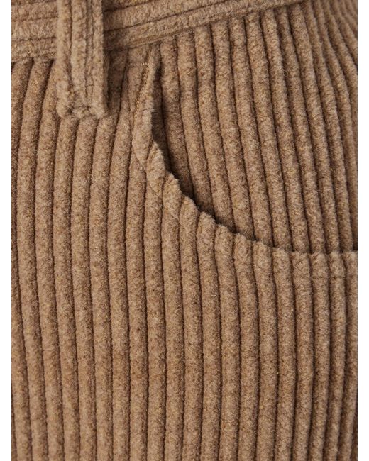 The Row Clair Corduroy Wide-Leg Pants in Natural | Lyst UK