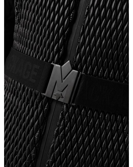 Mackage Lorelle Belted Hooded Plush-Trimmed Quilted Padded Down Ski ...