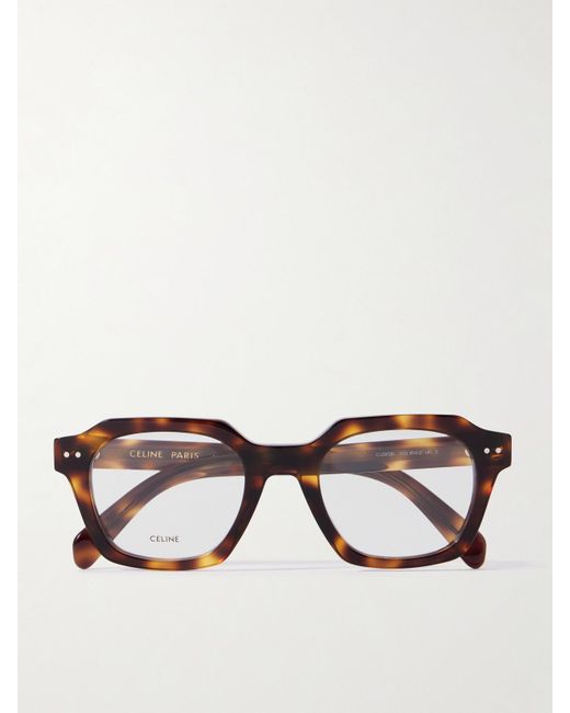 Celine Square-Frame Acetate Optical Glasses | Lyst