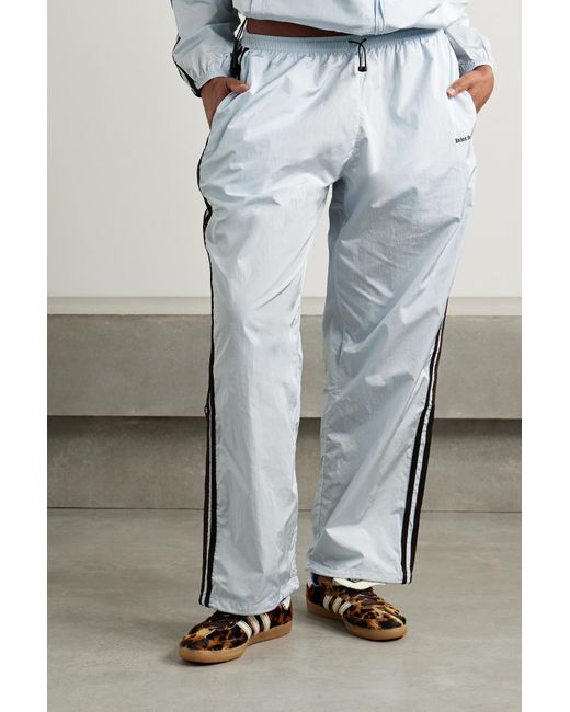 Adidas Originals Wales Bonner Embroidered Recycled Shell Track Pants