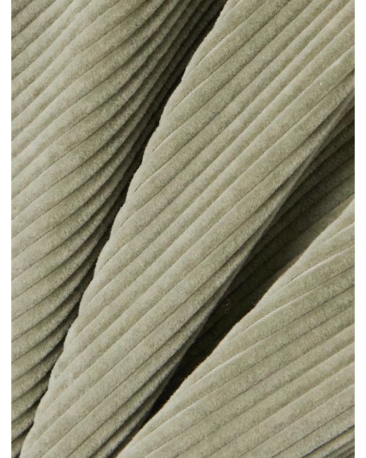 Sease Akuna Padded Corduroy Straight-Leg Ski Pants in Green | Lyst UK