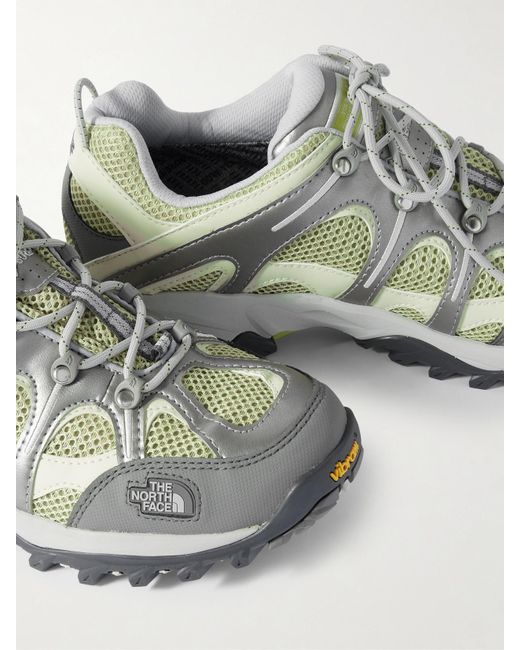 The North Face Hedgehog 06 Metallic Gore-Tex And Mesh Sneakers in White ...