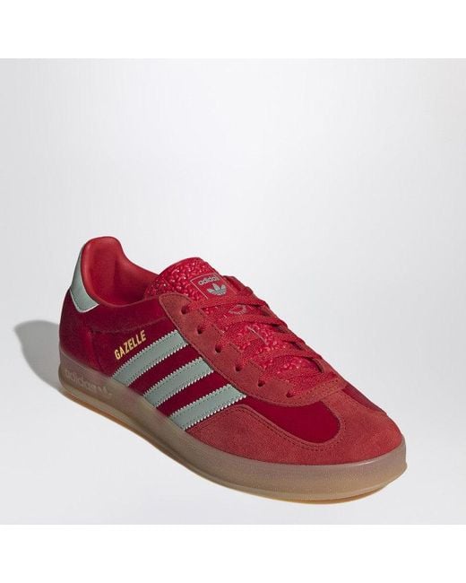 adidas Originals Gazelle Indoor in Red | Lyst