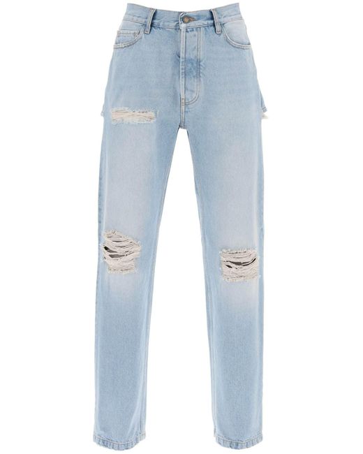DARKPARK Naomi Jeans With Rips And Cut Outs in Blue | Lyst