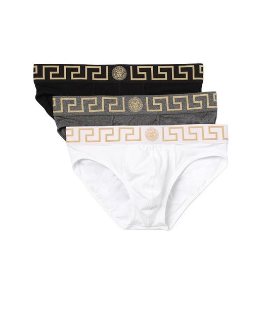 Versace Underpants Tri-Pack in Black for Men | Lyst