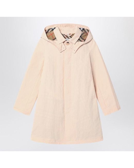 Burberry Light Car Coat in Natural | Lyst
