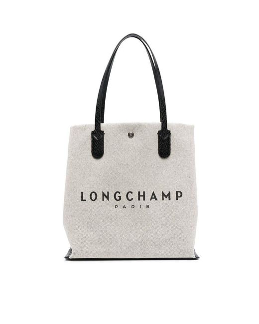 Longchamp Bag in White | Lyst