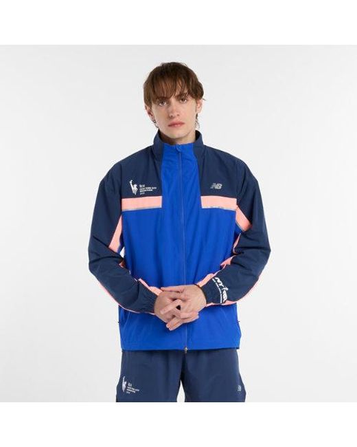 New Balance Nyc Marathon 2025 Jacket in Blue for Men | Lyst UK