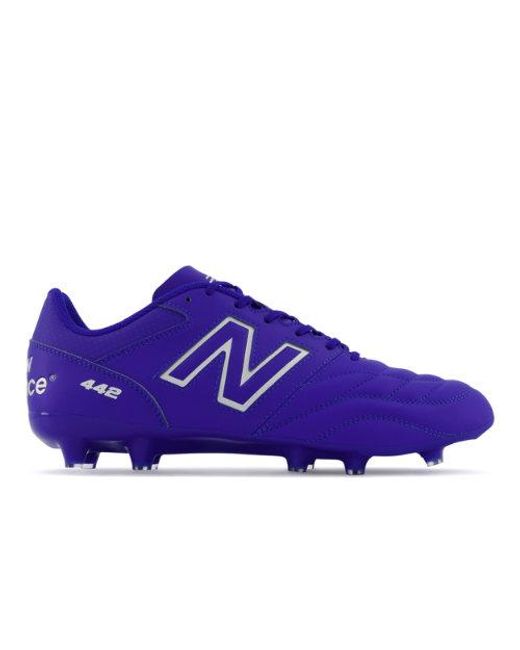 New Balance 442 V2 Team Fg Soccer Shoes in Purple | Lyst