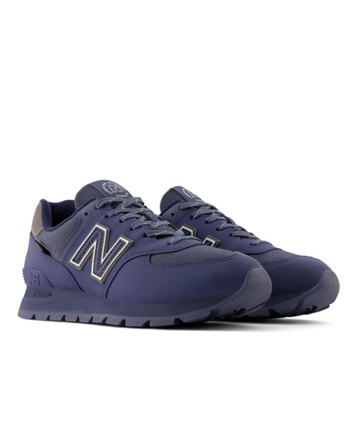 New Balance 574 Rugged in Blue for Men | Lyst UK