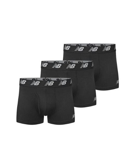 New Balance Premium Performance 3 Inch Trunk With Fly in Black for Men ...