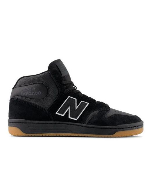 New Balance Nb Numeric 480 High Skateboarding Shoes in Black | Lyst