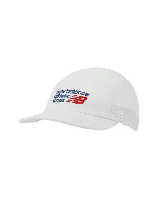 New Balance 5 Panel Athletics Graphic in White | Lyst